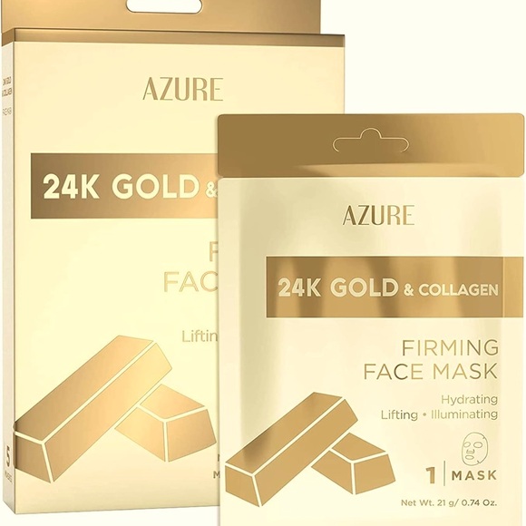 Skincare | 24k Gold Collagen Firming Face Mask | Poshmark